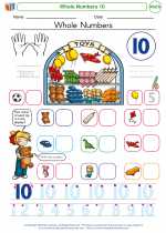 Whole Numbers Mathematics Worksheets and Study Guides Kindergarten