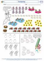 Comparing. and ordering. Kindergarten Math Worksheets and Answer Keys