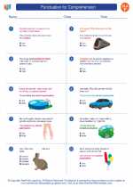 Punctuation for Comprehension. 6th Grade ELA Worksheets and Study Guides.