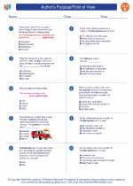 Author's Purpose/Point of View. 5th Grade ELA Worksheets and Study Guides.