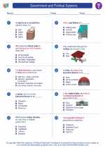 Government and Political Systems. Social Studies Worksheets and Study ...
