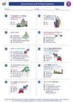 Government and Political Systems. Social Studies Worksheets and Study ...