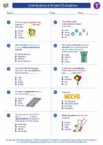 Contributions of Ancient Civilizations. Social Studies Worksheets and ...